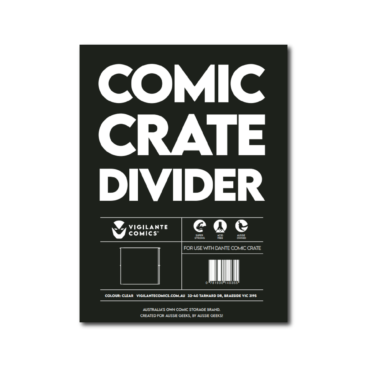 Comic Crate Divider | Archive Boxes Australia